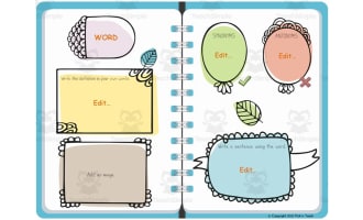 EDITABLE digital WORD JOURNAL / vocabulary notebook for PowerPoint by ...