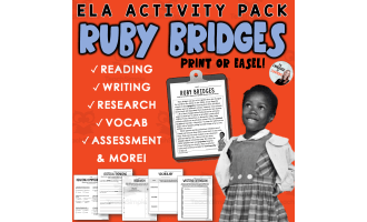 Ruby Bridges History Packet for 2nd & 3rd Grade by Teach Simple