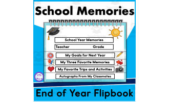 Memories of Sixth Grade - End of Year Student Book by Teach Simple
