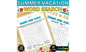 End-of-Year Summer Word Search: Fun Activity for Kids And Great for ...