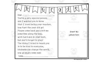 End of Year Poem by Teach Simple