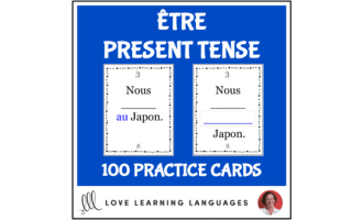 French Verb ALLER - French grammar practice cards for beginners by ...