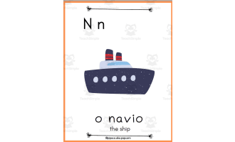 European Portuguese/ English Alphabet Letters Posters - Letra I by ...