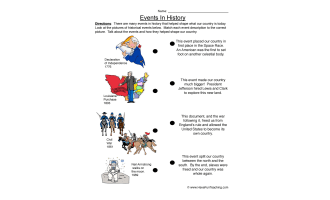 People in US History Worksheet by Teach Simple