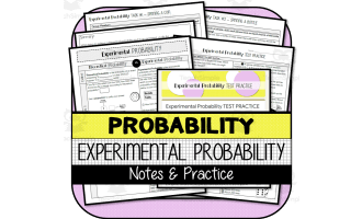 Experimental Probability SCAVENGER HUNT by Teach Simple