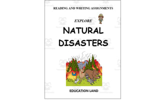 Literacy worksheets: Natural disasters and weather by Teach Simple