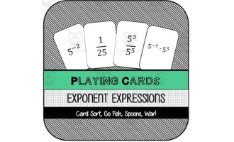 [Integer] Exponent Expressions QUIZ by Teach Simple