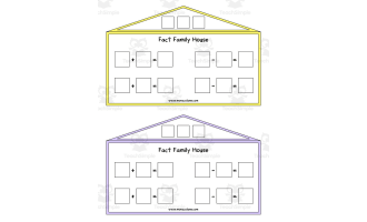 Fact Families Practice Pages by Teach Simple