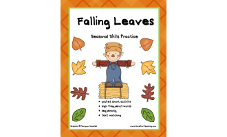 Falling Leaves Reading Comprehension Worksheet by Teach Simple