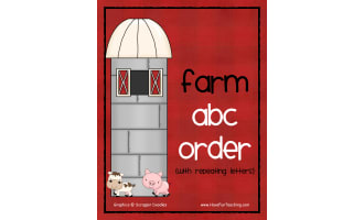 Farm Numbers Activity by Teach Simple