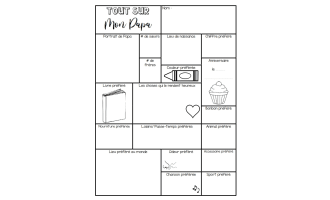 All about me! - French Version by Teach Simple