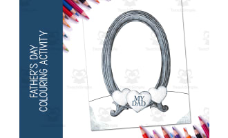 Pocket Full of Love Father's Day Fingerprint Craft & Writing Activity ...