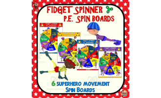 Fidget Spinner Boards: Yoga, Balance + Flexibility by Teach Simple