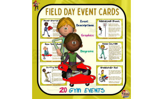 Olympic Field Day Event Cards by Teach Simple