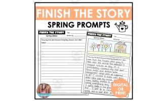 Finish the Story: New Year Writing Prompts by Teach Simple