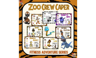 Fitness Adventure Series - Critter Connection by Teach Simple