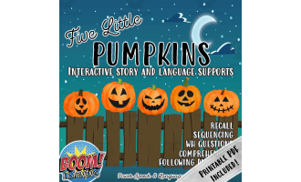 Five Little Turkeys, BOOM Cards Speech Therapy, Thanksgiving, WH ...