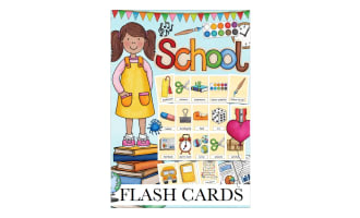 Flash Cards: School Subjects by Teach Simple