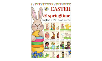 Flash Cards: Spring Flowers by Teach Simple