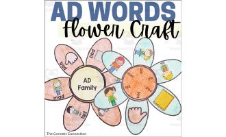AG Word Family Flower Craft by Teach Simple