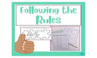 Classroom Rules Worksheet by Teach Simple