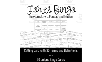 Forces Motion Worksheet by Teach Simple