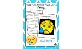 Fractions to Decimals - Winky Face Emoji by Teach Simple
