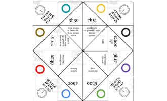 French: Telling Time 24-Hour Clock Fortune Tellers by Teach Simple