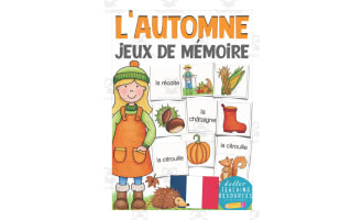 French: Professions Memory Game by Teach Simple