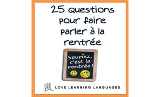 French: Back to School - BINGO Game by Teach Simple
