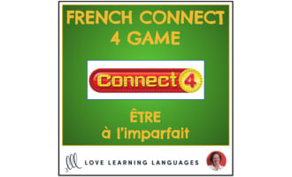 French Connect 4 Game - ALLER - Imperfect Tense by Teach Simple