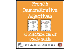 French - This, that, these, those (demonstrative adjectives) by Teach ...