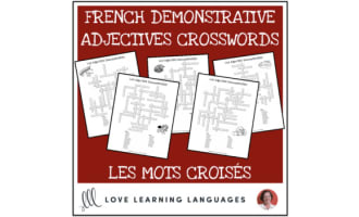 Free French Thanksgiving Crossword Puzzle by Teach Simple