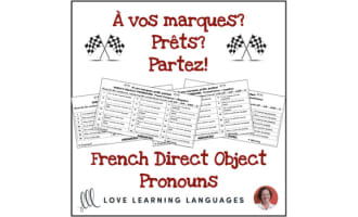 French pronouns Y and EN activity - À vos marques, prêts, partez! by ...