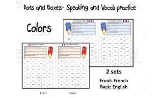 French: Dots and Boxes- Family- Game by Teach Simple