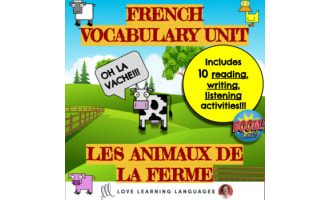 French Sea Animals Vocabulary Unit with Boom Cards by Teach Simple
