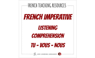 French Listening Comprehension - Allons au marché - Marché by Teach Simple