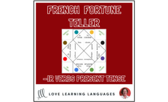 French: IR Verbs Fortune Teller - Futur Simple by Teach Simple