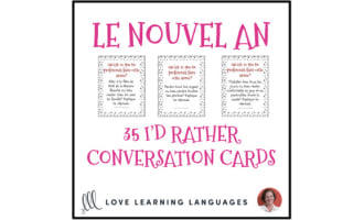 French New Year Task Cards - Le Nouvel An - Après les Fêtes by Teach Simple