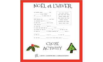 French Christmas Theme - This or That Activity - Noël - No prep ...