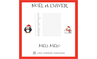 French: Colors Scrambled Words Worksheet by Teach Simple