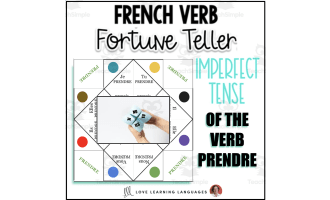 French: VENIR IMPERFECT TENSE VERB Fortune Teller by Teach Simple