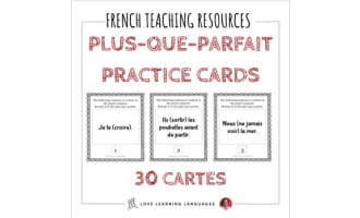 French Subjunctive Practice Cards - Il faut que - Distance Learning by ...