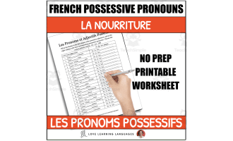 Possessive Pronouns Worksheet by Teach Simple