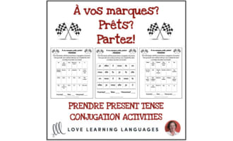 French: Conjugation Practice Activities | ALLER Present Tense by Teach ...