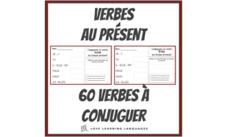 French: Verb Avoir Present Tense Worksheets by Teach Simple