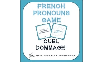 French: Subject Pronouns Board Game by Teach Simple