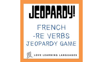 French Verbs - Dominoes Game and Worksheets - 100 Common French Verbs ...