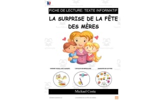 French: Reading comprehension worksheets: La fête des Pères by Teach Simple