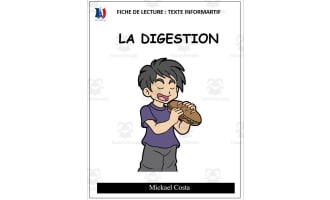 French: Reading comprehension worksheets: Le squelette by Teach Simple
